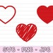 Red Heart Svg, Heart Svg Bundle, Sketch Heart Svg, Open Heart Svg ...