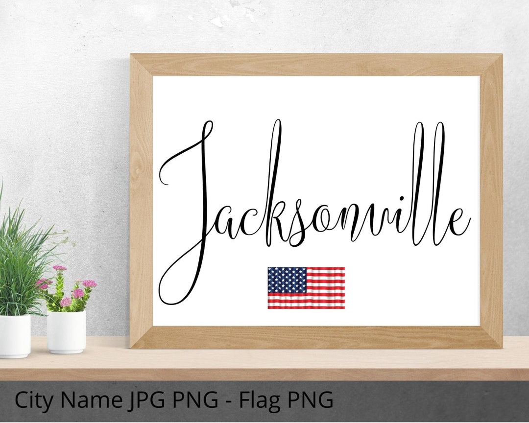 Alphabet Font Svg, Jacksonville Sign Png Jpg Cut File for Cricut ...