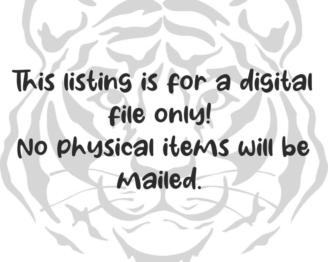 Tiger Svg Cut File for Cricut, Tiger Silhouette Svg, Tiger Svg, Tiger ...