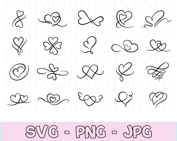 Infinity Heart Svg Open Heart Svg Infinity Love Svg Hand - Etsy UK