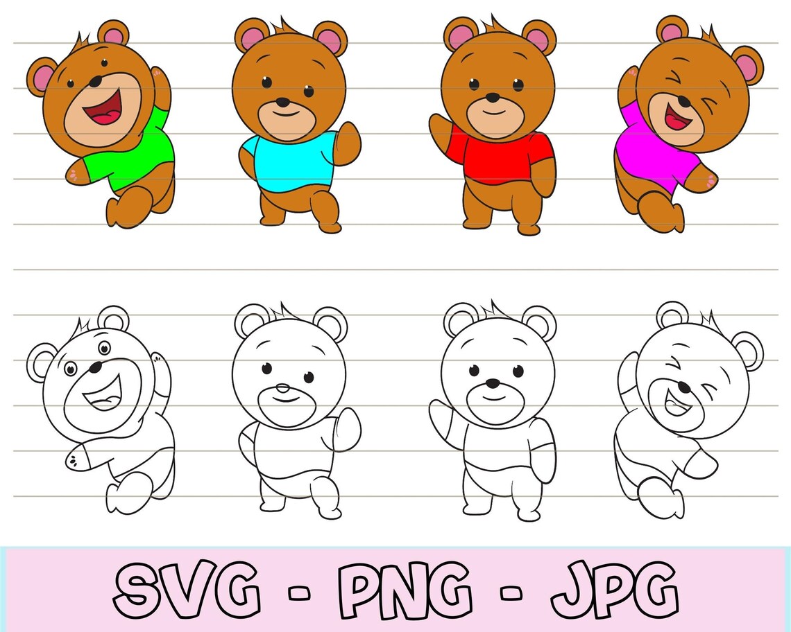 Teddy Bear Svg Cricut Cute Teddy Bear Svg Teddy Bear Shirt - Etsy