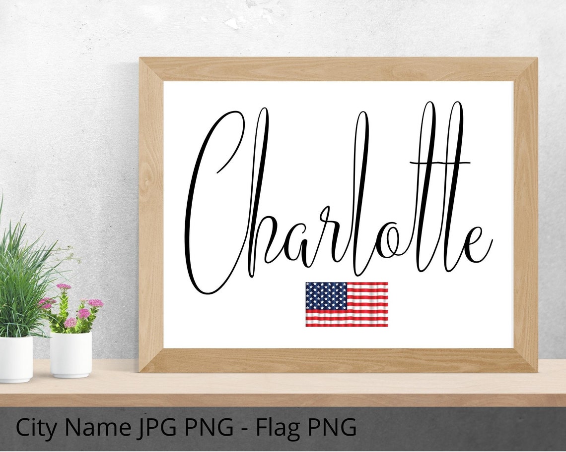 Alphabet Font Svg Charlotte Sign Png Jpg Cut File for Cricut - Etsy