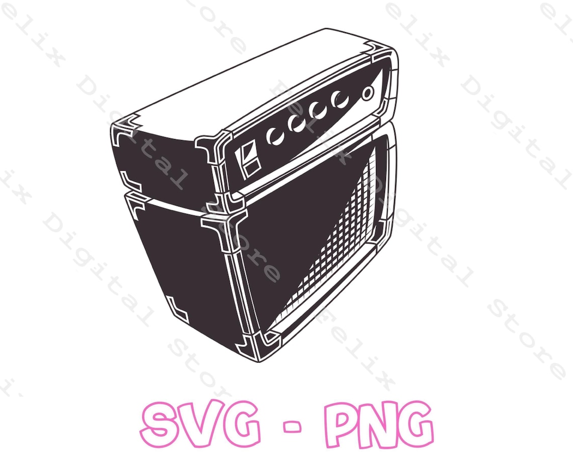Music Svg Designs Musical Instruments Svg Amplifier Svg - Etsy