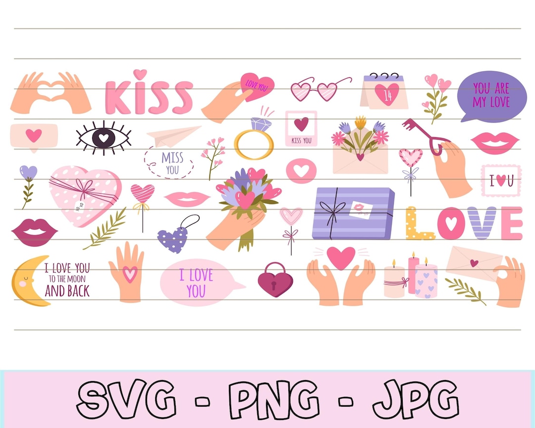 Printable Funny Stickers, Cute Sticker Svg Bundle for Cricut, Digital ...