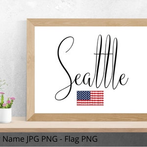 Alphabet Font Svg, Seattle Sign Png Jpg Cut File for Cricut, Script ...