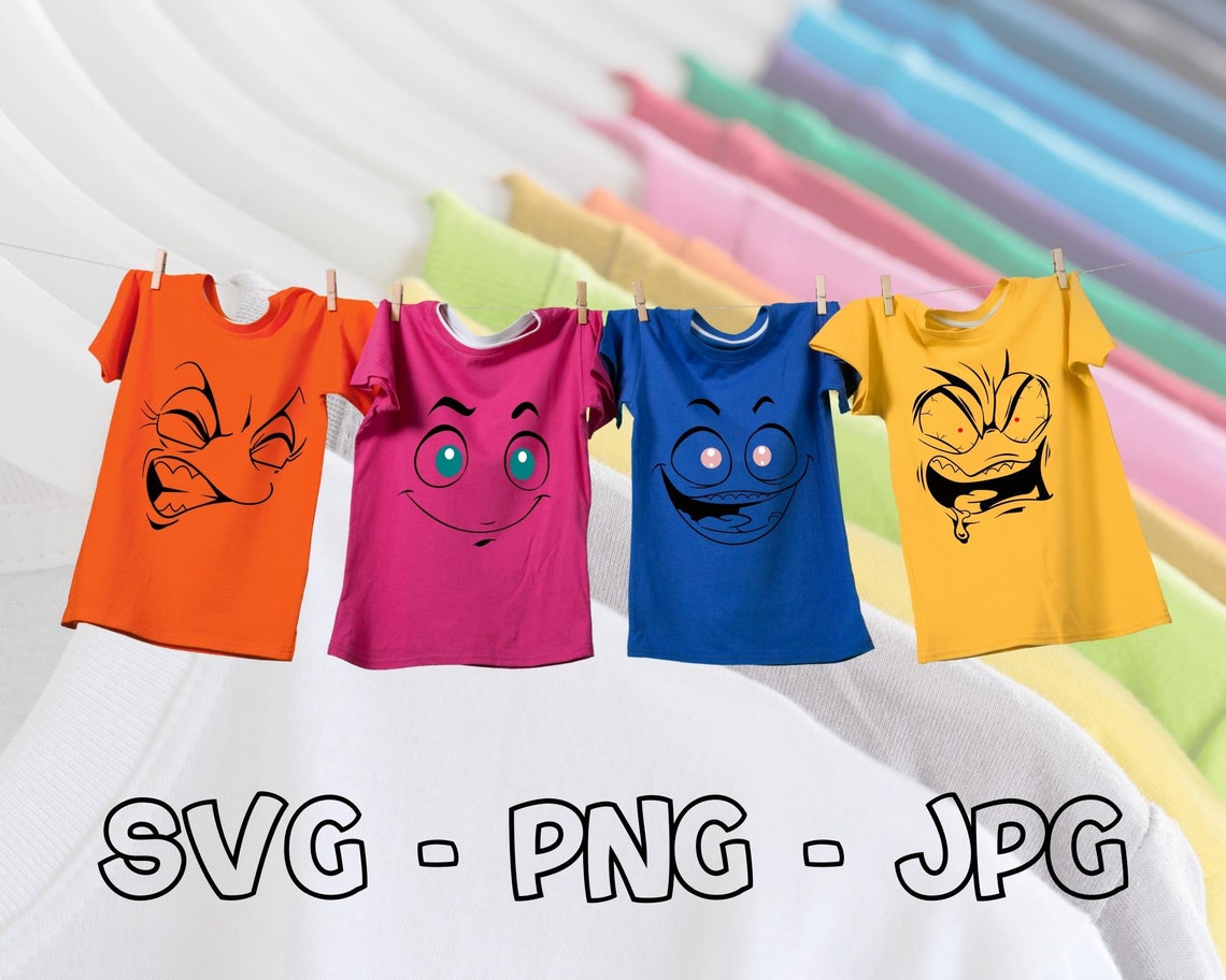 Cartoon Faces Svg Emoji Faces Svg Eyes Svg Cute Faces Svg - Etsy