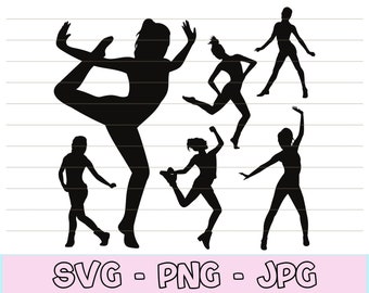 Dance Svg Bundle, Dance Svg, Dance Team Svg, Dancers Svg, Dance Clipart ...