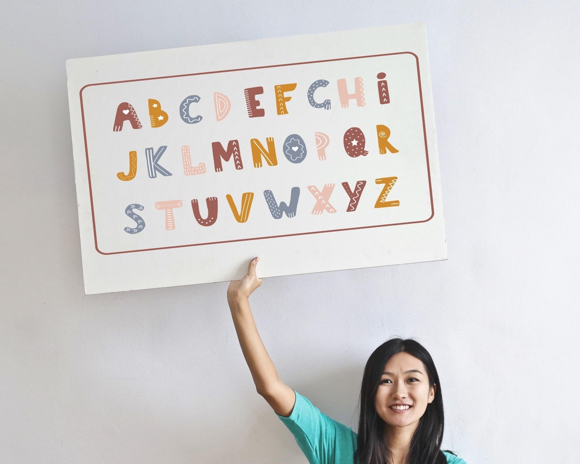 Alphabet Svg Alphabet Svg for Teachers Alphabet Svg for - Etsy