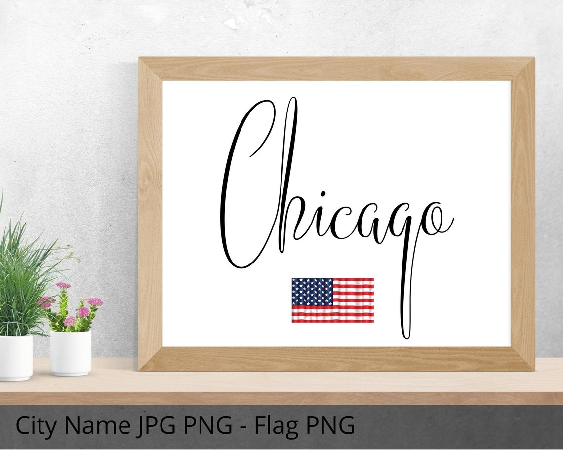 Alphabet Font Svg, Chicago Sign Png Jpg Cut File for Cricut, Script ...