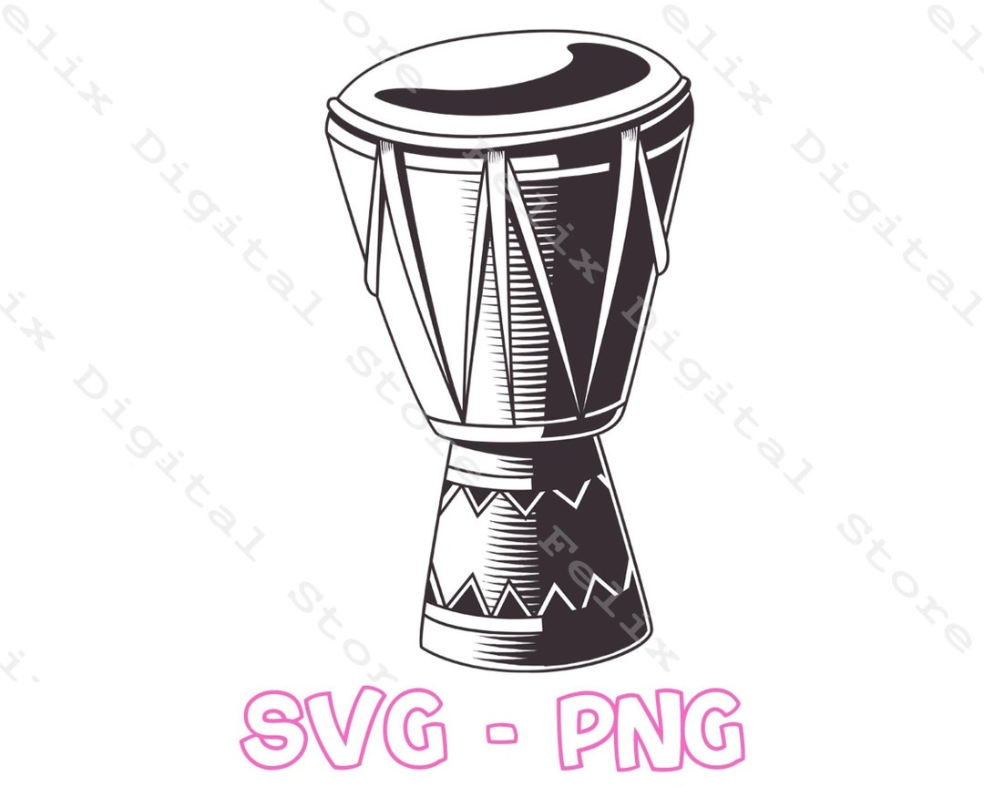 Music Svg Designs, Musical Instruments Svg, African Drum, Drum Svg ...