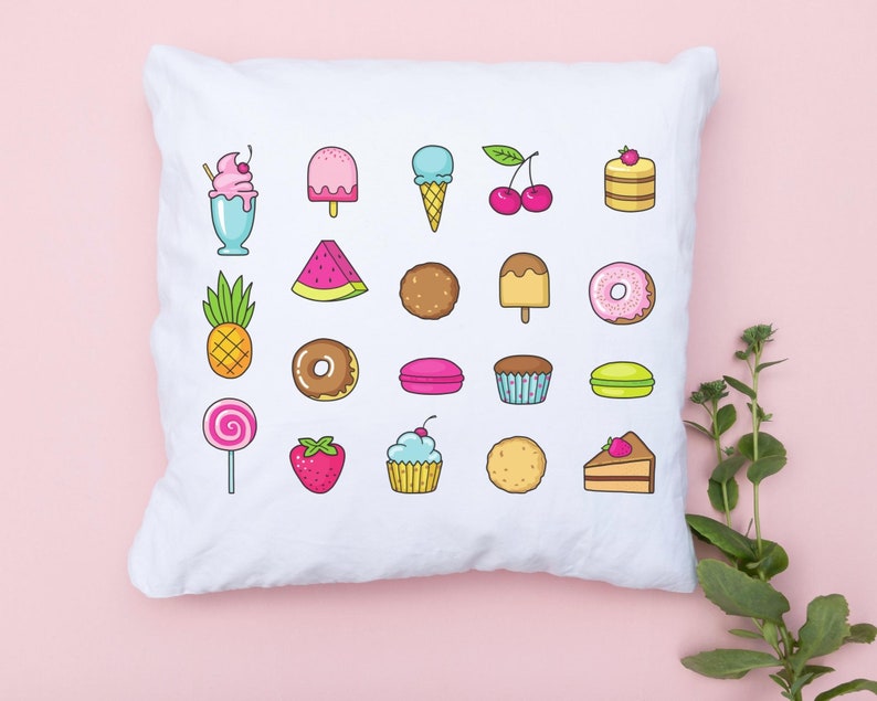 Sweets Svg Fast Food Svg Food Doodle Clipart Cute Food Svg - Etsy