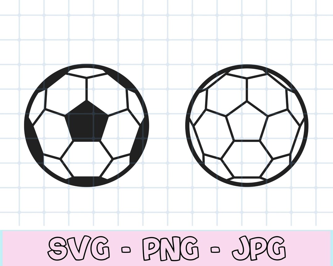 Soccer Ball Svg Cut File for Cricut, Soccer Ball Silhouette Svg, Soccer ...