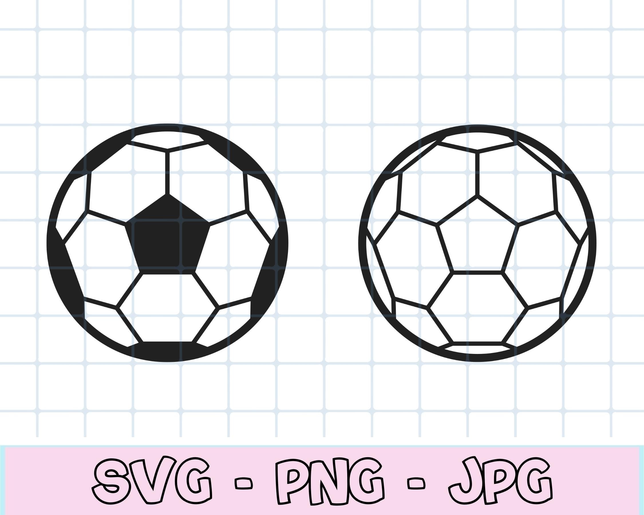 Soccer Ball Svg Cut File for Cricut Soccer Ball Silhouette - Etsy