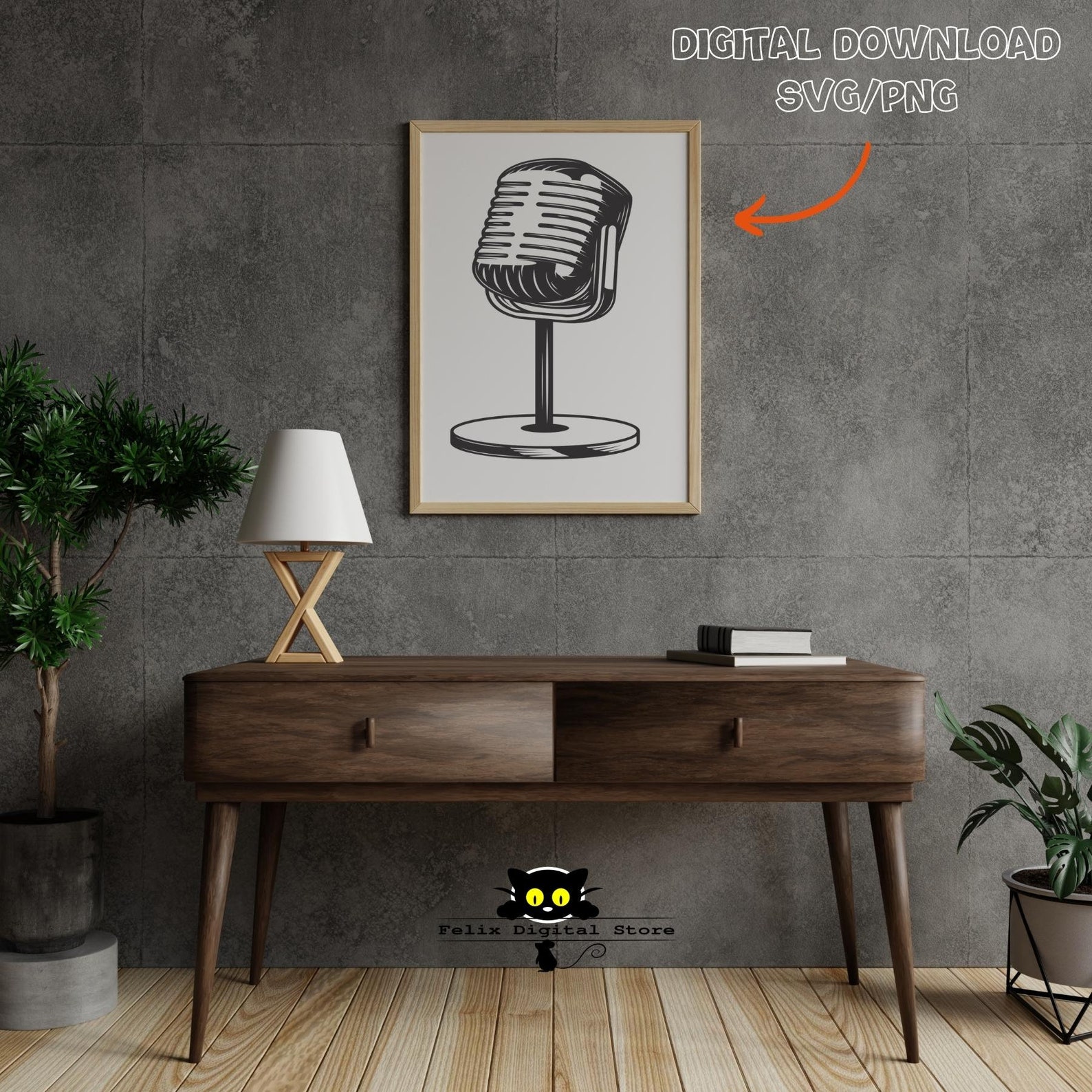 Music Svg Designs Musical Instruments Svg Microphone Svg - Etsy