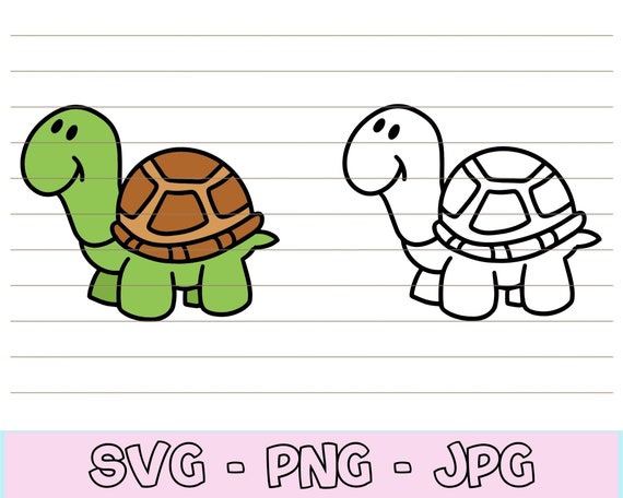 Baby Turtle Svg Cute Turtle Svg Turtle Clipart Turtle Baby - Etsy