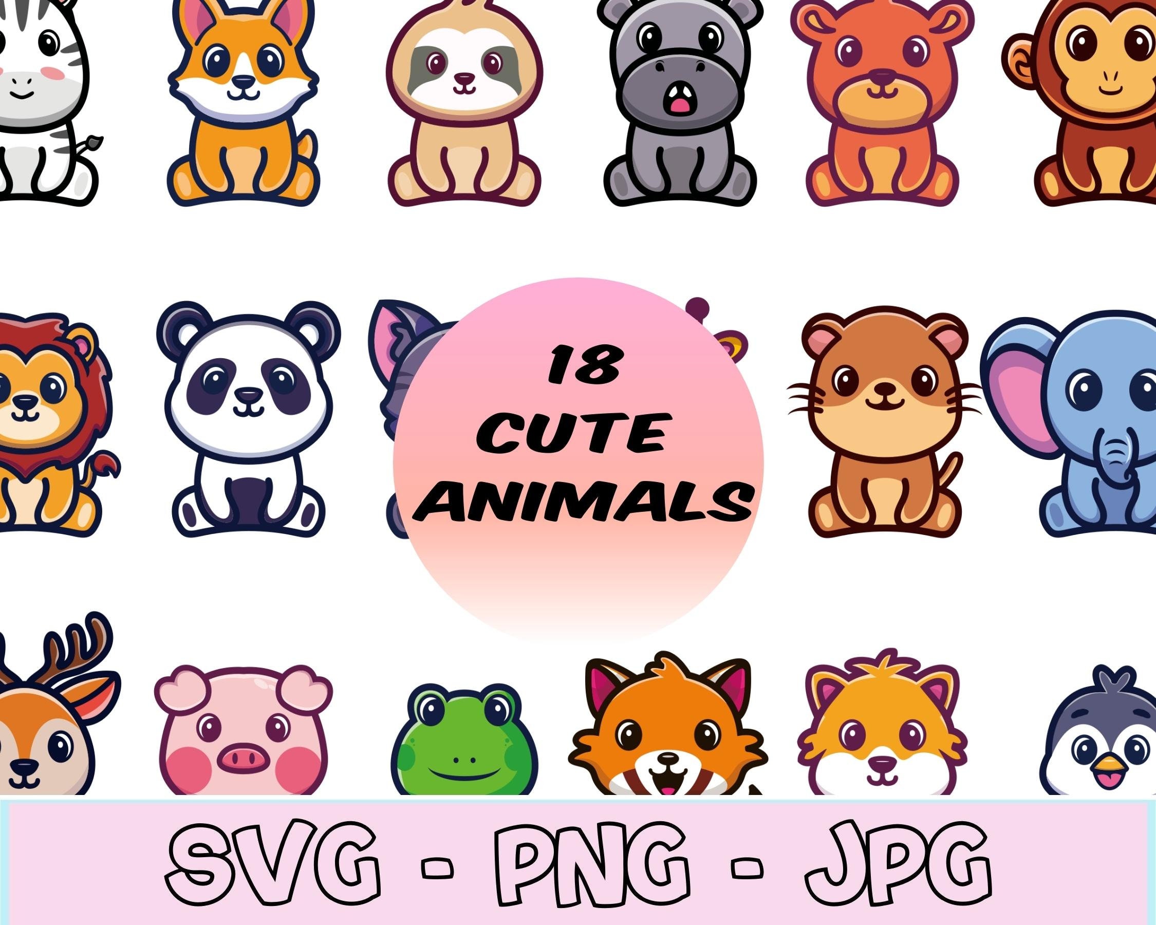 Baby Animals Svg Cute Animals Svg Animal Shirt Svg Animal - Etsy