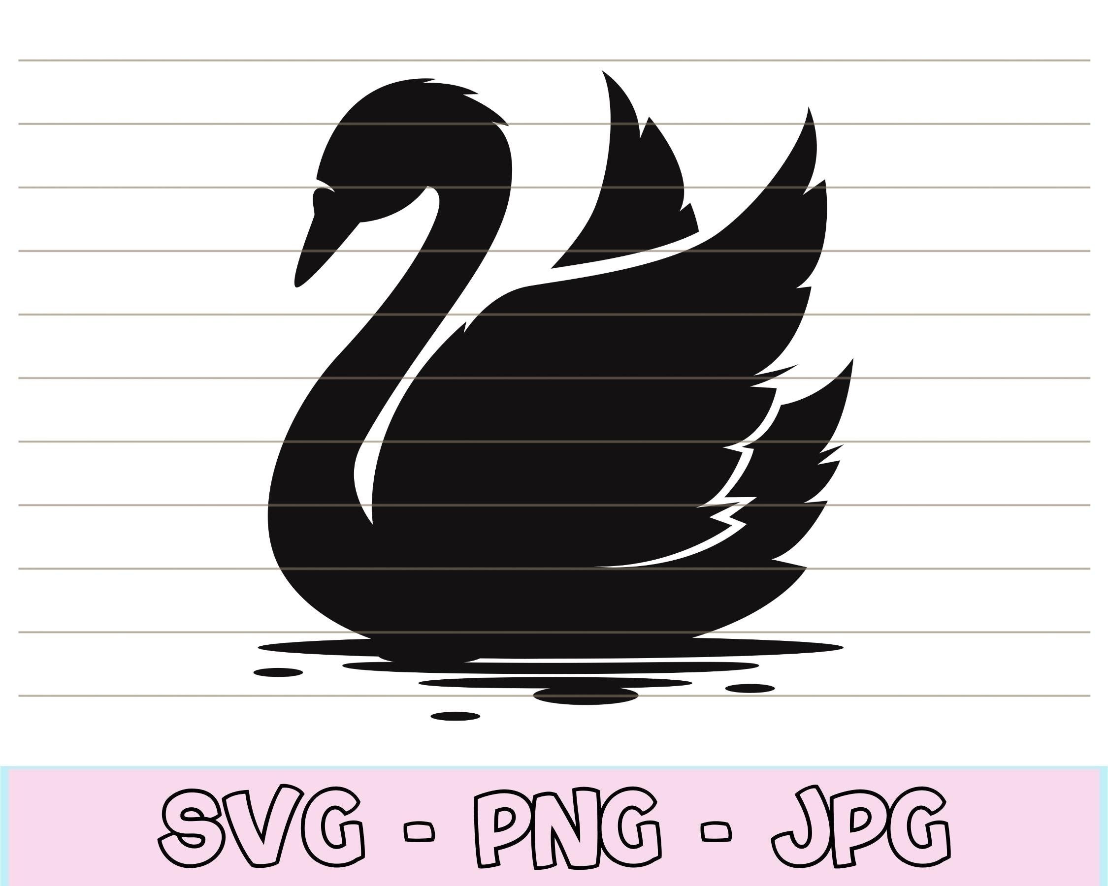 Swan Svg Cut File for Cricut, Swan Silhouette Svg, Swan Svg, Swan ...
