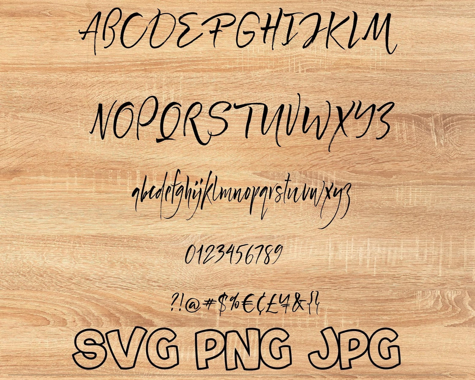 Alphabet Font Svg Letters and Numbers Svg Png Jpg Cut File - Etsy