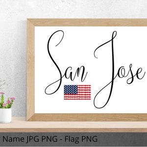 Alphabet Font Svg, San Jose Sign Png Jpg Cut File for Cricut, Script ...