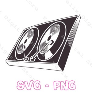 Music Svg Designs, Musical Instruments Svg, Turntable Svg, Music ...