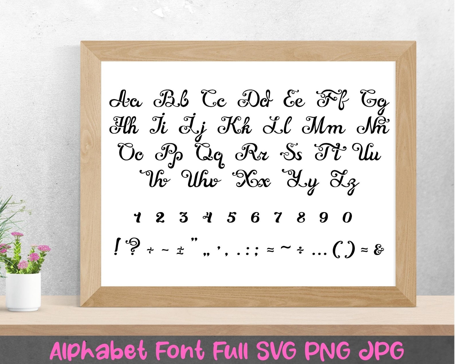 Alphabet Font Svg Letters and Numbers Svg Png Jpg Cut File - Etsy