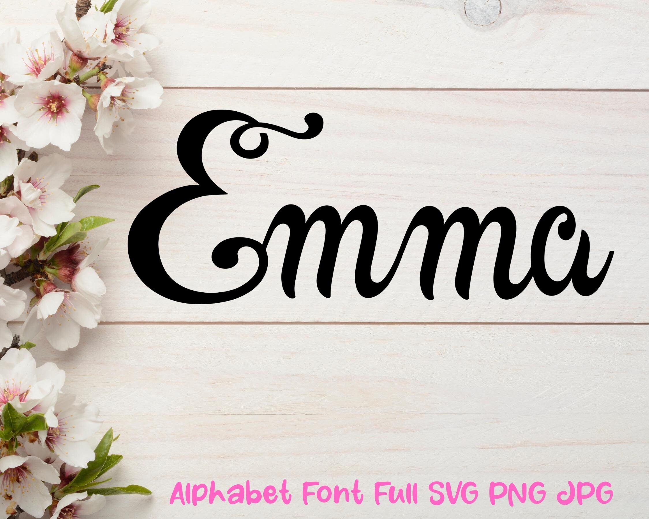 Alphabet Font Svg Letters and Numbers Svg Png Jpg Cut File - Etsy UK