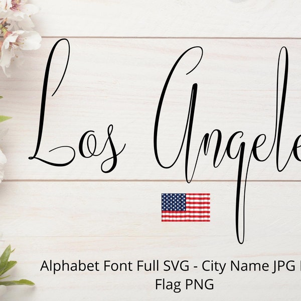 Los Angeles Font - Etsy