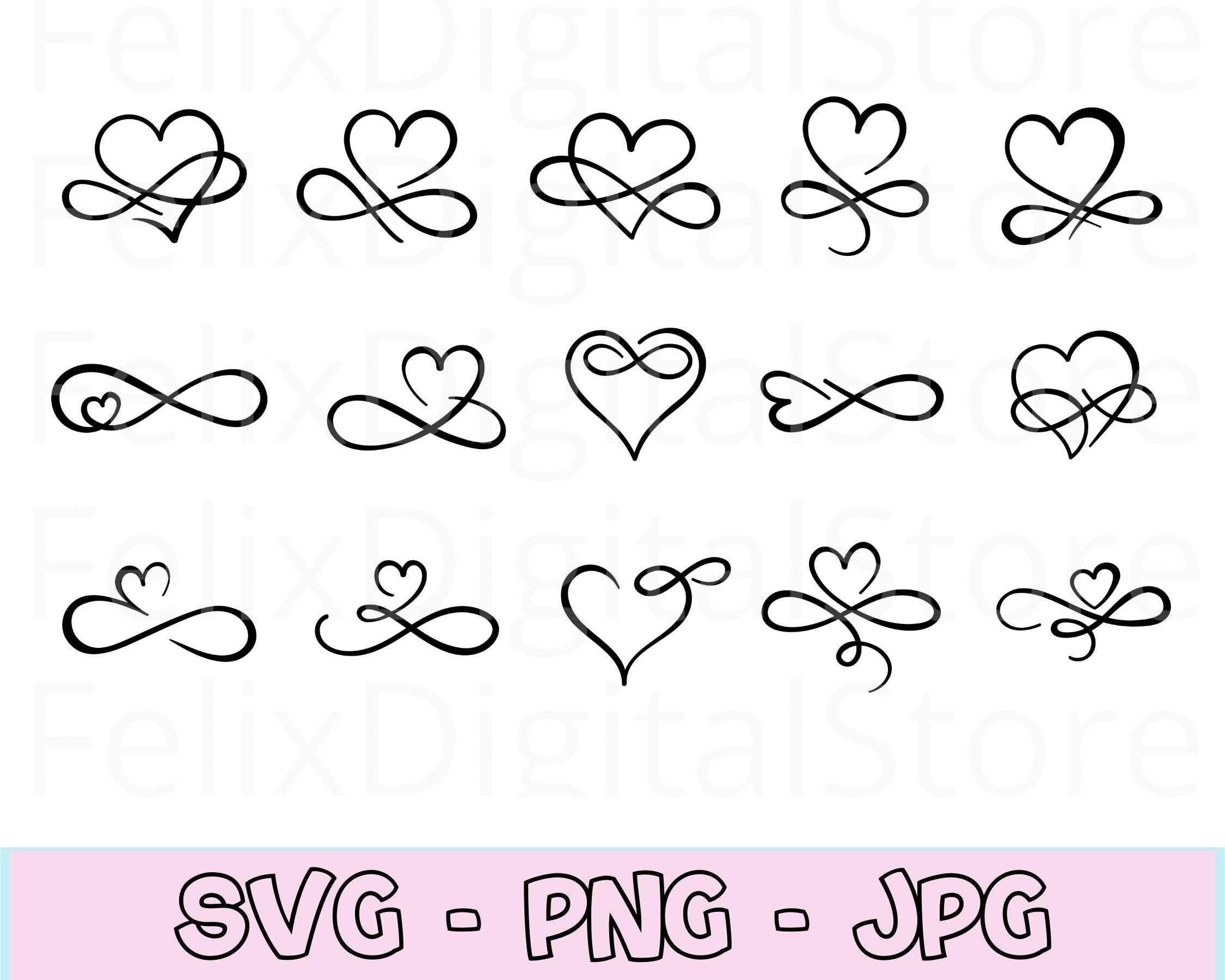 Infinity Heart Svg Open Heart Svg Infinity Love Svg Hand - Etsy Canada