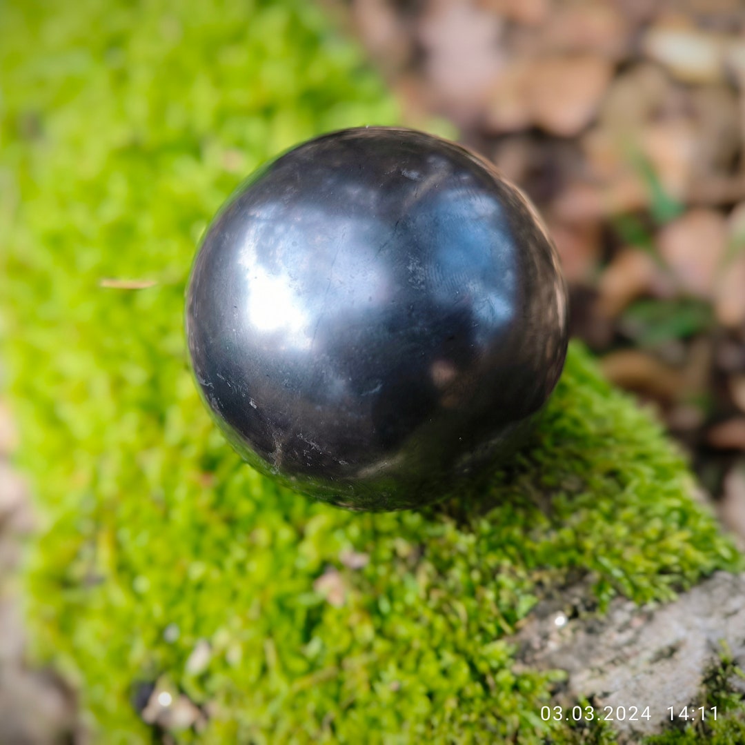 Sphere 7 Cm Made of the Best Shungite in the World Original From the ...