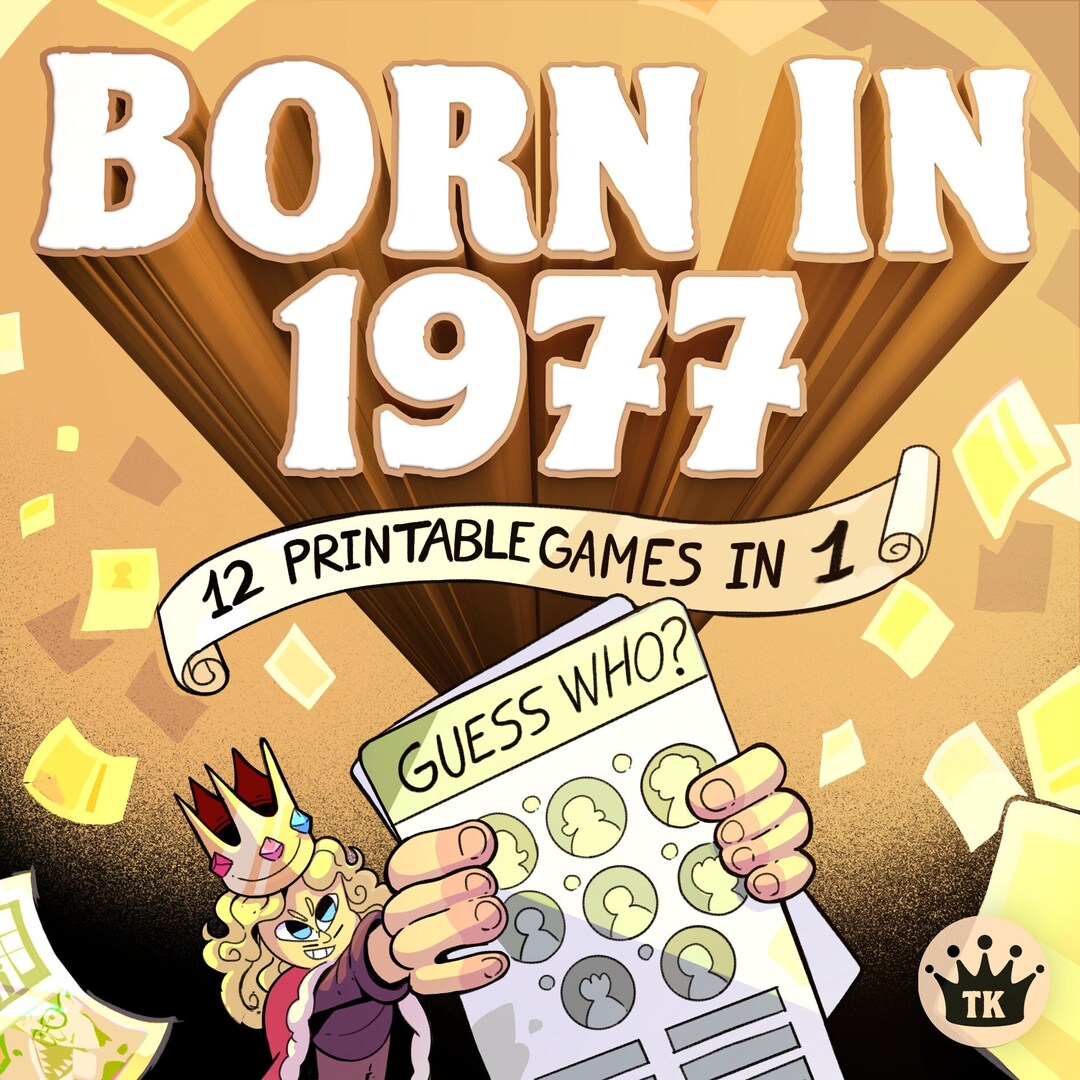 1977 Trivia Birthday Games: 48th Party Bundle (printable) - Etsy