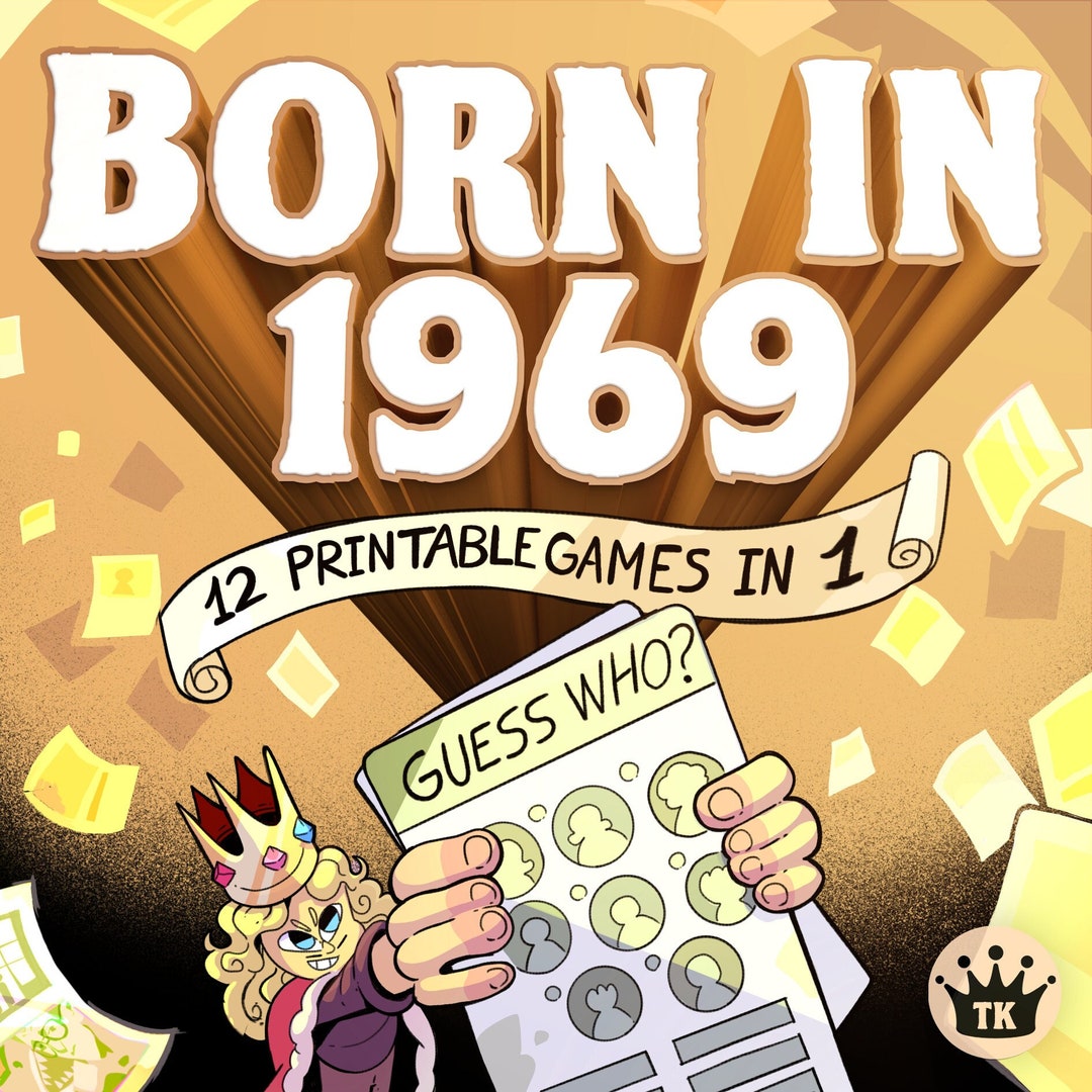 56th Birthday Party Games: Born in 1969 Trivia (printable Games) - Etsy