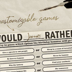 65th Birthday Party Games: Born in 1960 Trivia Quiz (printable) - Etsy