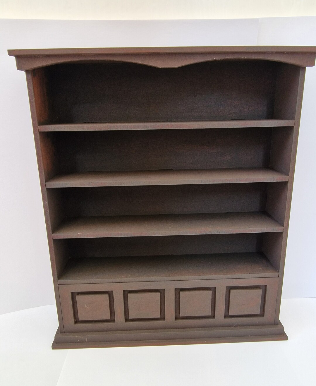 1:12 Scale Dollshouse Large Library Style Bookcase / Shop Shelving Kit ...