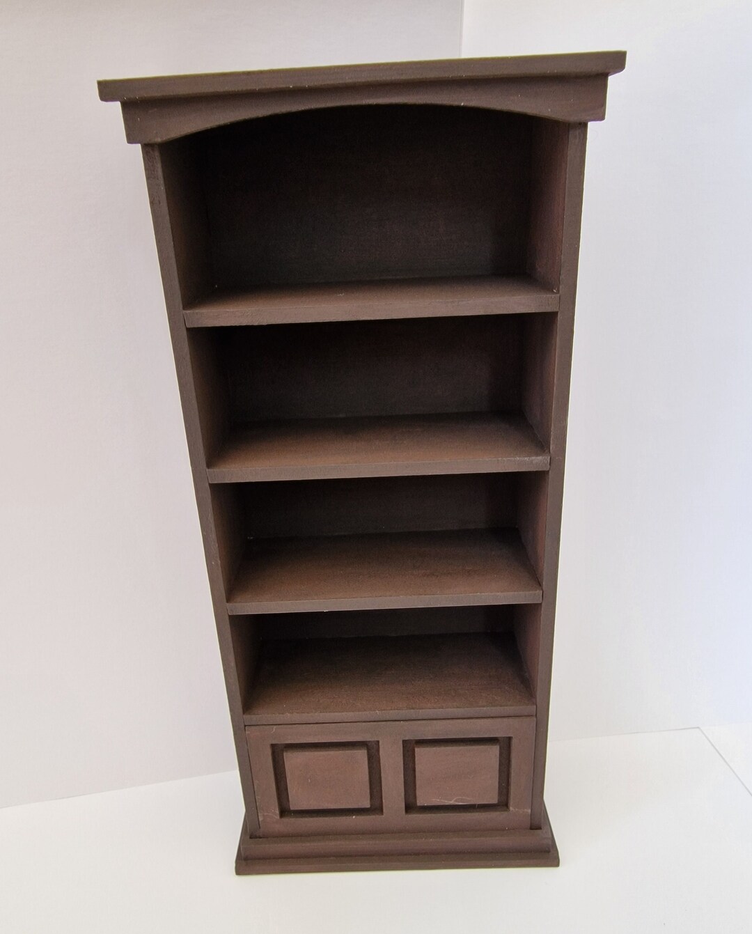 1:12 Scale Dollshouse Narrow Library Style Bookcase/shop Shelving Kit ...