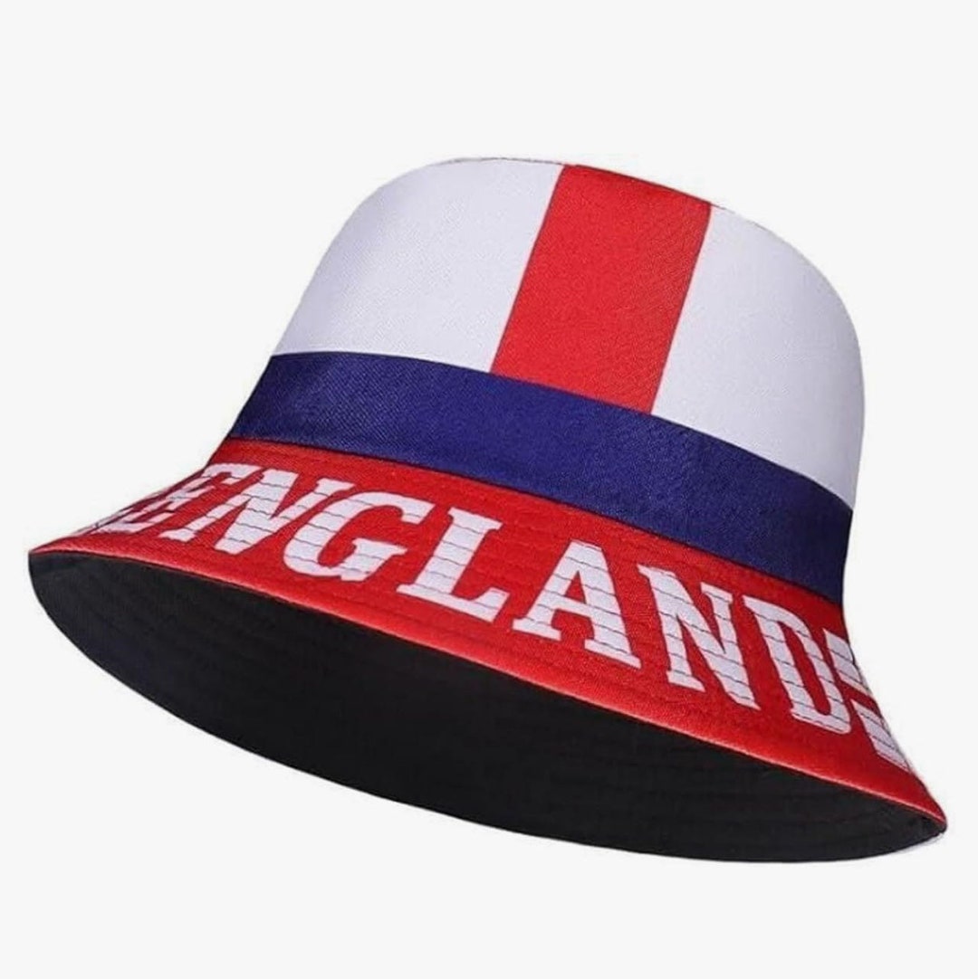 England Bucket Hat Euro 2024 Football Hat St George Cross Flag Hat ...