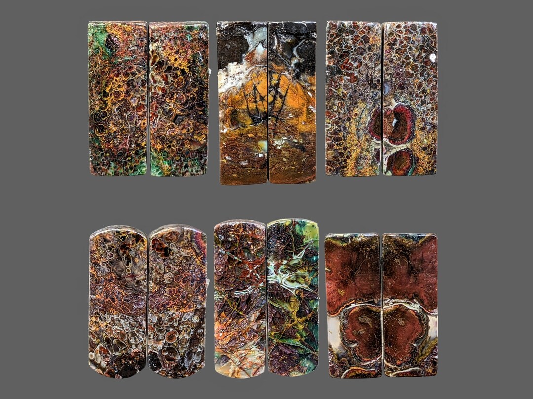 Confetti Chrysocolla With Red Copper Pairs - Etsy