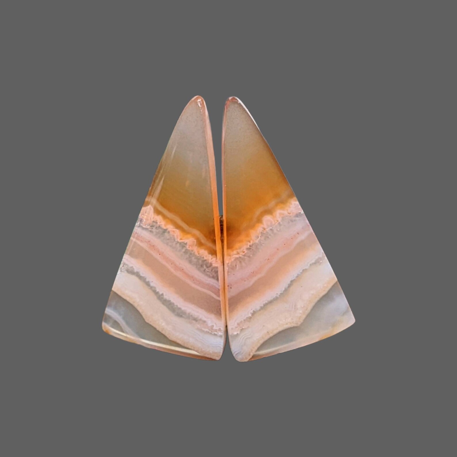 Carnelian Agate Pair - Etsy