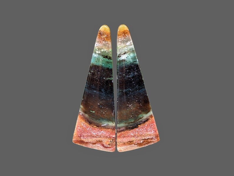 Opal Petrified Wood Pairs - Etsy