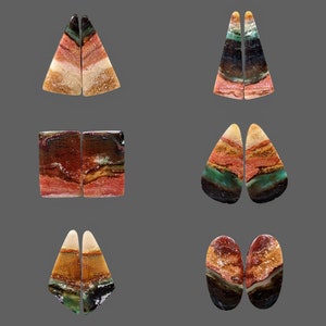 Opal Petrified Wood Pairs - Etsy