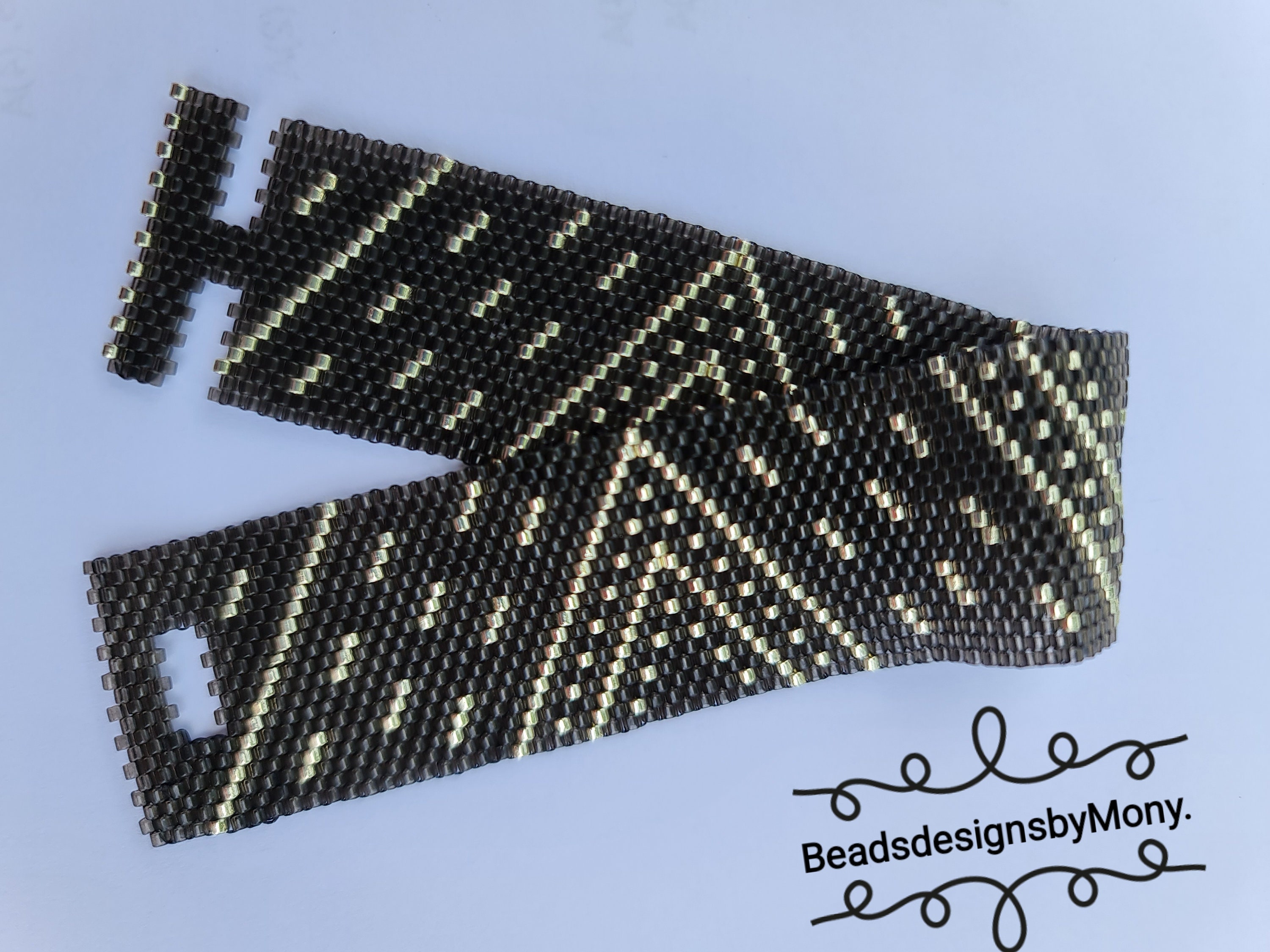 Delicate Triangles Bracelet Easy Pattern no Physical - Etsy