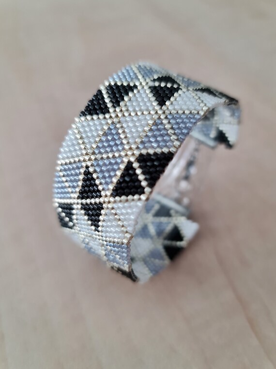 Mozaic Triangles Bracelet Pattern Easy Pattern no Phisical - Etsy