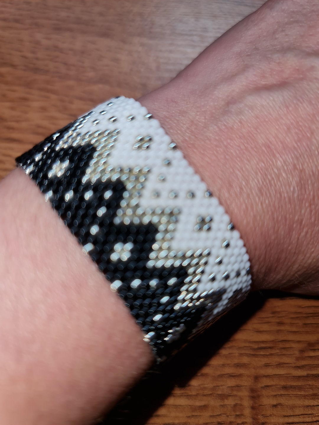 Classy Peyote Stitch Beaded Bracelet Even Count (digital Download) - Etsy