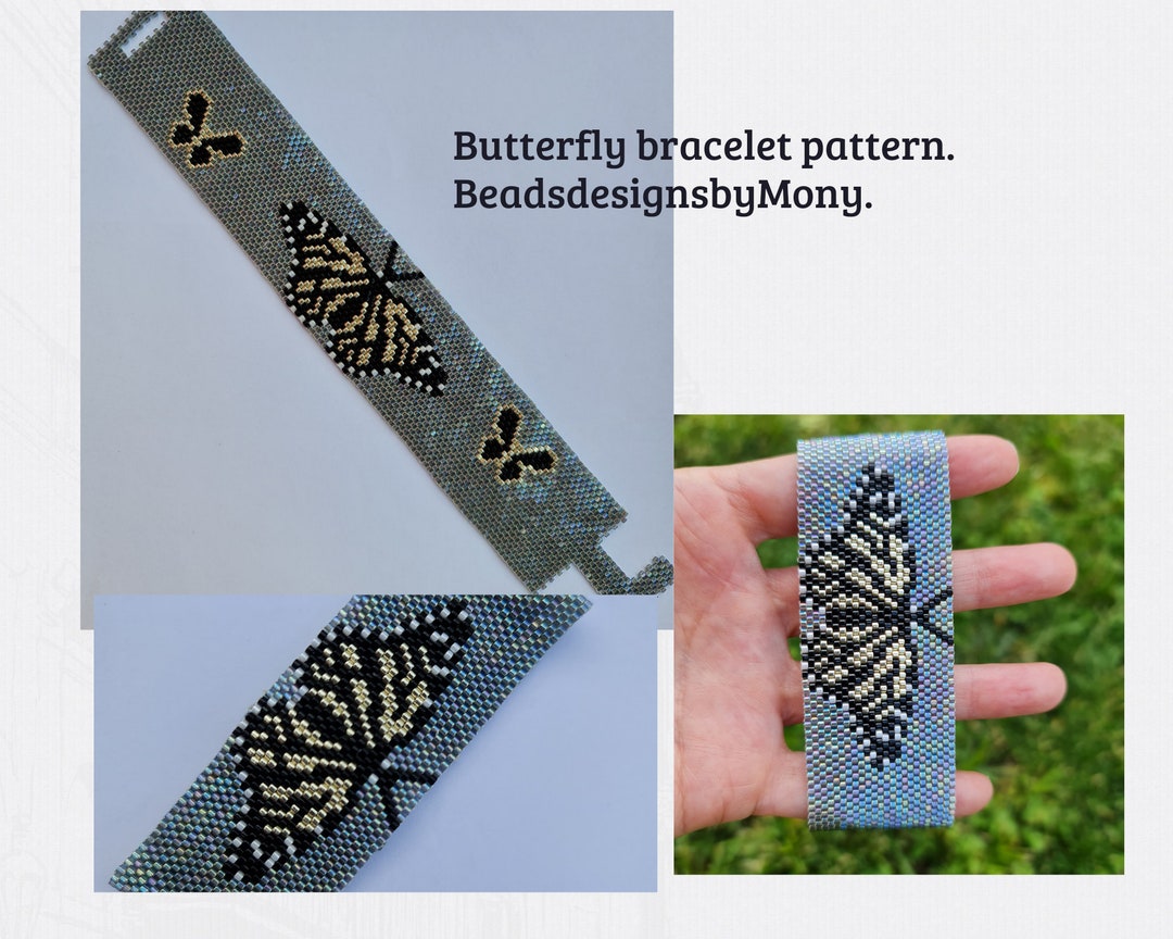 Butterfly Bracelet Pattern - Easy Pattern (no Physical Bracelet) - Etsy