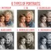 Passed Away Grandma Portrait Drawing, Handmade Keepsake Artwork ...