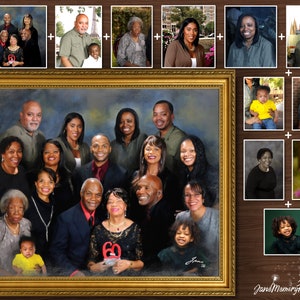 Deceased Loved One Portrait, Photo to Painting, Passed Loved Ones ...