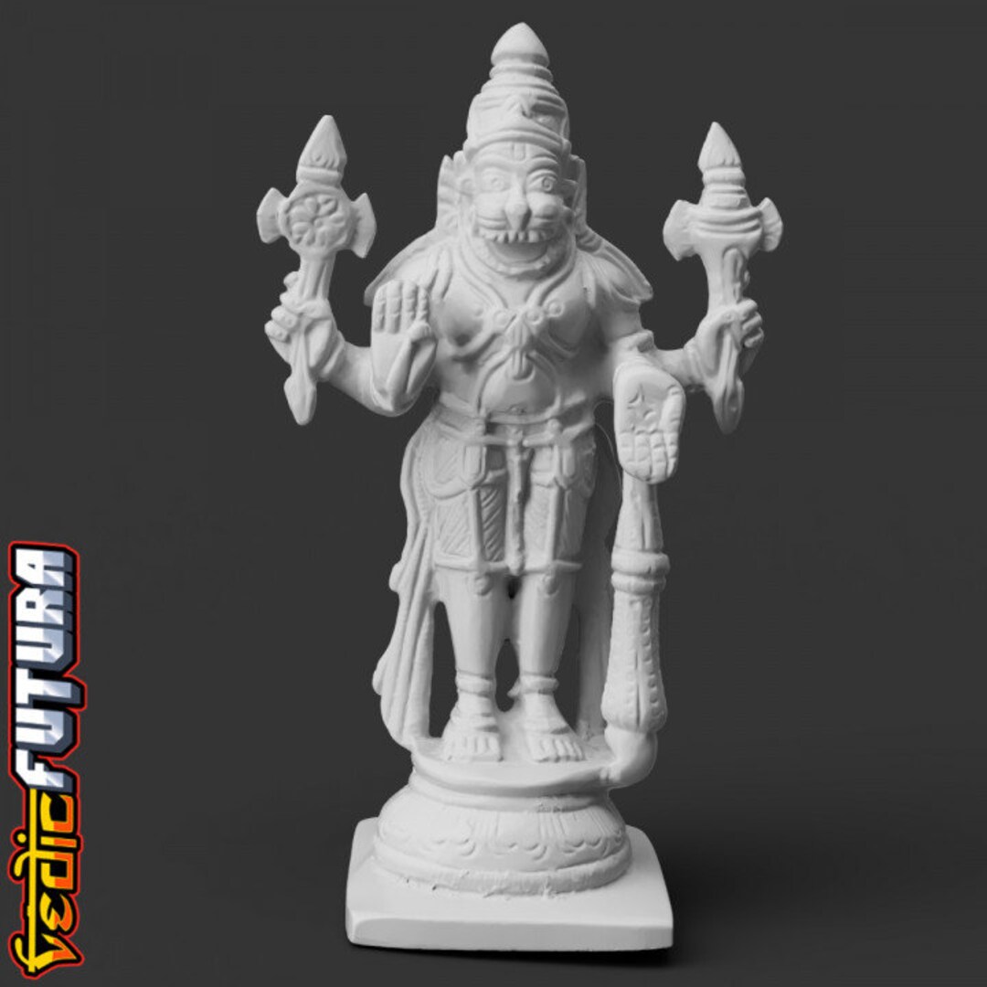 3D Printed Maha Narasimha chola Style Miniature High Detailed Resin in ...
