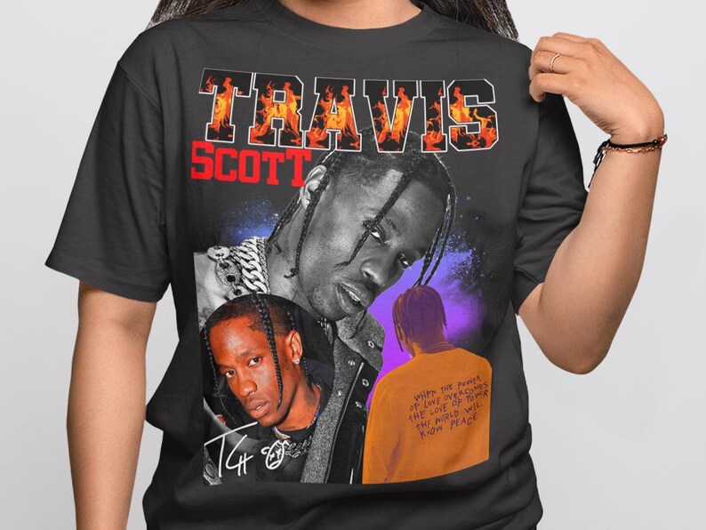 Travis Scott T Shirt, Travis Scott Vintage Shirt Gift, Travis Scott ...