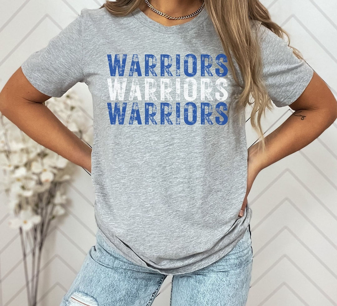 Warriors Shirt, Warriors Mascot Shirt, Custom Mascot Shirt, Custom Team ...