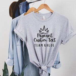 Personalized Pageant Shirt, Pageant Team Shirts, Pageant Mom Shirt ...
