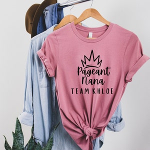 Personalized Pageant Shirt, Pageant Team Shirts, Pageant Mom Shirt ...